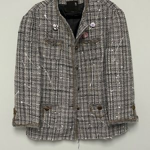 R13 | Jackets & Coats | R3 Slouch Tweed Jacket Size Medium | Poshmark